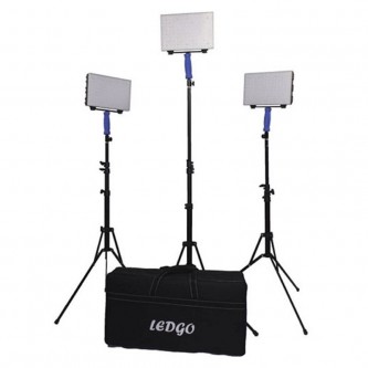 LEDGO B560C3kit + T Bicolor Portable LED Light 3 Kit