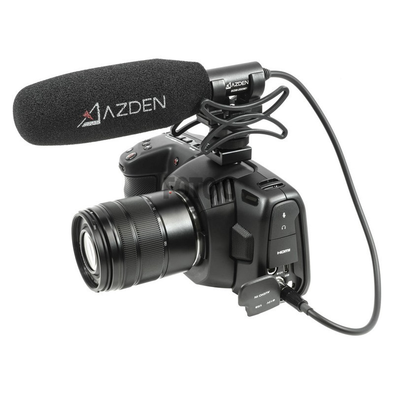 Azden SGM-250MX Professional Compact Cine Mic with Mini XLR