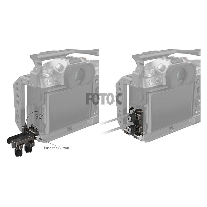 SmallRig 4147 HDMI/USB-C kabelklemme til Fujifilm X-T5 Cages